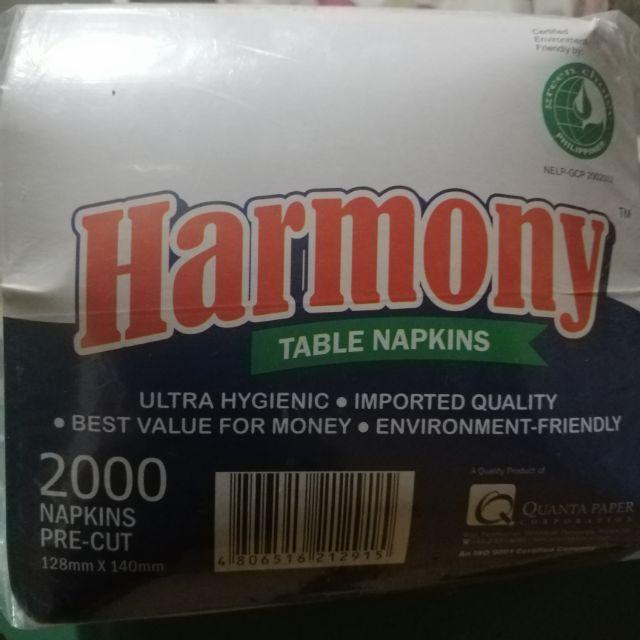 HARMONY T NAPKIN PRE-CUT – Nesabel Online – Branch