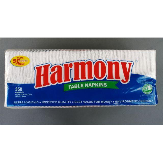 HARMONY T.NAPKIN FOLDED 350'S – Nesabel Online – Branch