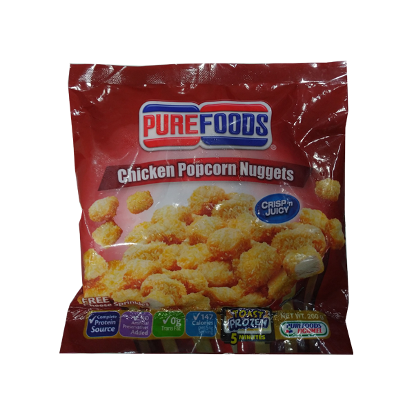 PUREFOODS CHICKEN POPCORN NUGGETS – Nesabel Online – Branch