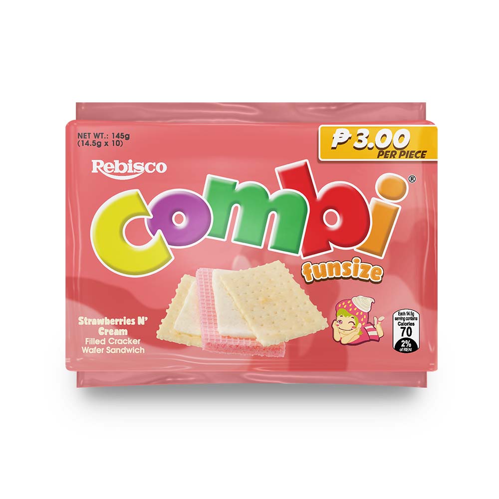 REBISCO COMBI STRAWBERRY N CREAM FUN SIZE – Nesabel Online – Branch