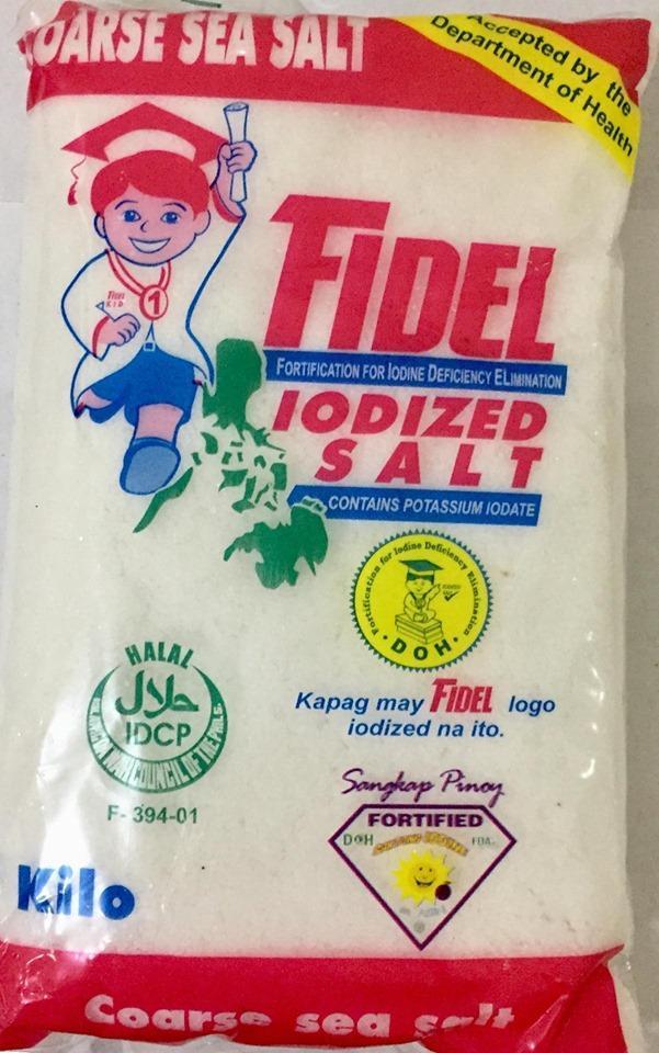 FIDEL IODIZED SALT COARSE – Nesabel Online – Branch