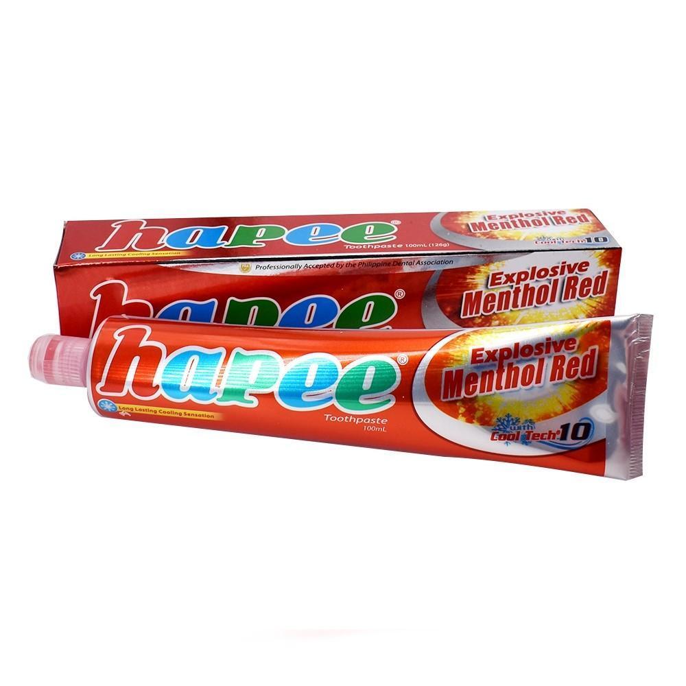 HAPEE TOOTHPASTE EXPLOSIVE MENTHOL RED – Nesabel Online – Branch