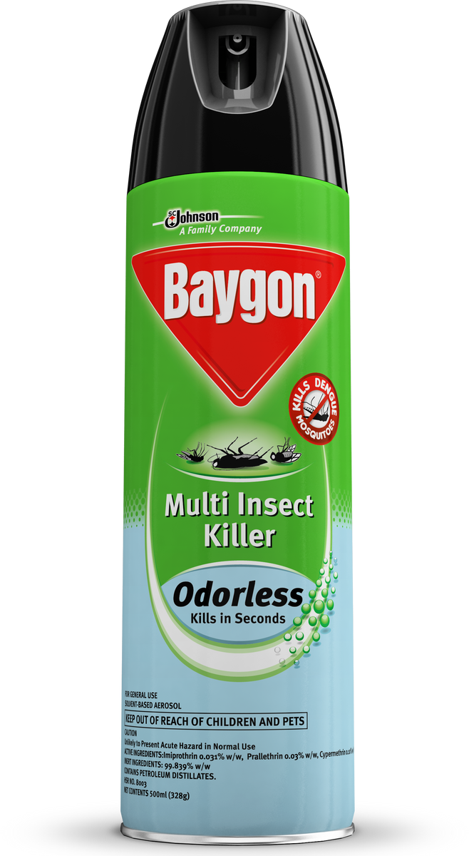 BAYGON MULTI INSECT KILLER ODORLESS – Nesabel Online – Branch