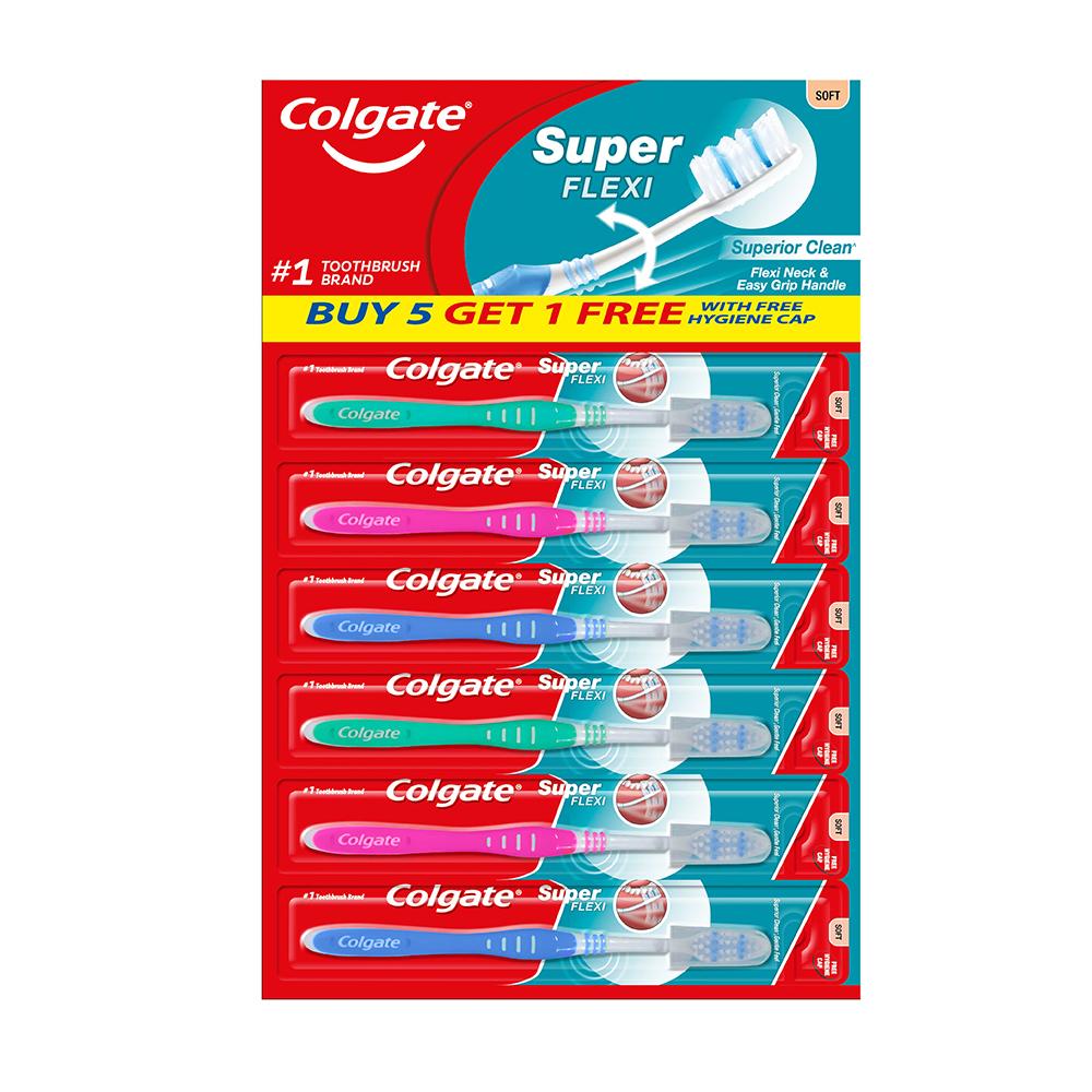 COLGATE TOOTHBRUSH SUPER FLEXI HANGING (MAT) – Nesabel Online – Branch