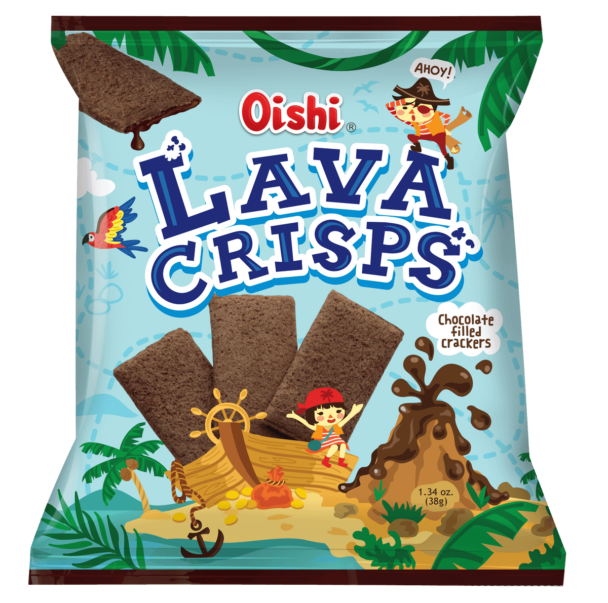 OISHI LAVA CRISPS CHOCO – Nesabel Online – Branch