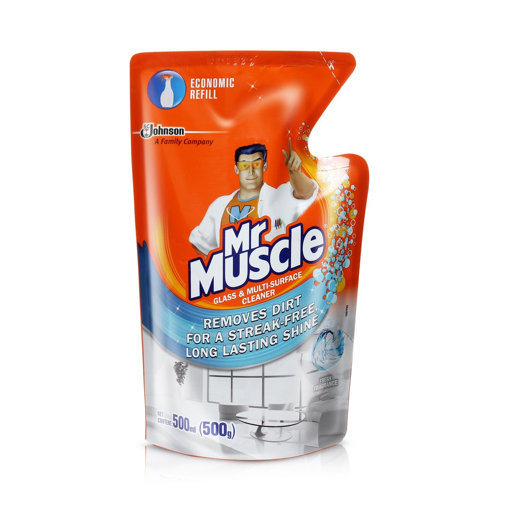 MR MUSCLE GLASS CLEANER REFILL – Nesabel Online – Branch