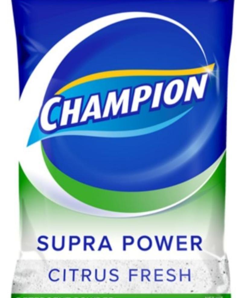 CHAMPION DETERGENT POWDER NATURAL CITRUS FRESH – Nesabel Online – Branch