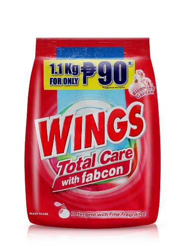 WINGS POWDER TOTAL CARE GARDEN 1100G – Nesabel Online – Branch