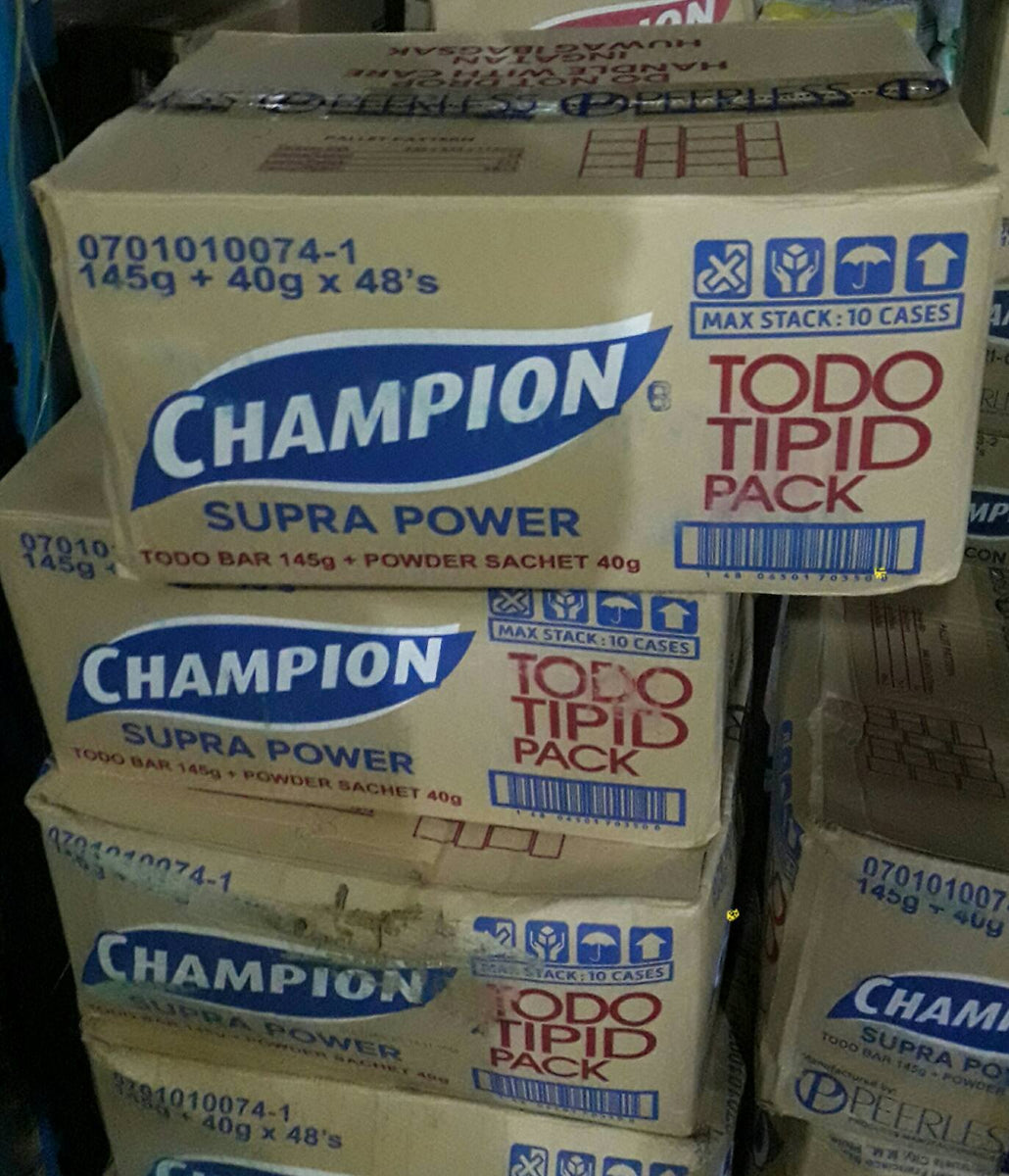 CHAMPION TIPID PACK BAR 145G+PWD (35G) – Nesabel Online – Branch