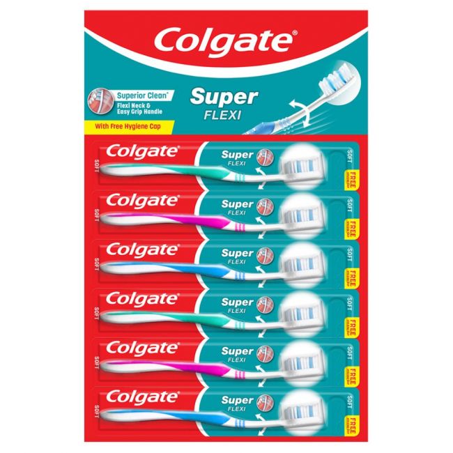 COLGATE TOOTHBRUSH SUPER FLEXI HANGING (MAT) – Nesabel Online – Branch