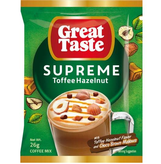 GREAT TASTE SUPREME TOFFEE HAZELNUT – Nesabel Online – Branch