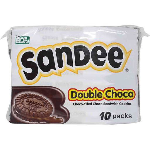 SANDEE DOUBLE CHOCO SANDWICH COOKIES – Nesabel Online – Branch